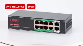 ONV-H1108PGS Gigabit uplink PoE Switch Reliable Network Power