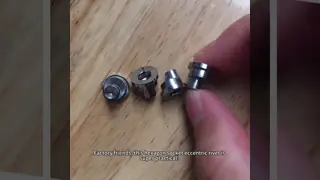 High Precision SS304 Eccentric Rivets for Furniture Hardware