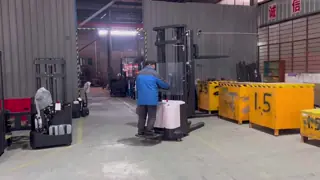 Factory Manufacturer 1500kg 2000kg Capacity Standing Type Electric Hydraulic Pallet Stacker