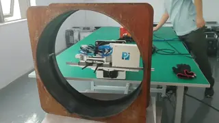 Pipe Cleaning Machine：Partial Cleaning Demo