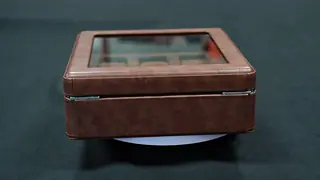 Vintage Leather Watch Box - 8-Slot Retro Style Watch Storage Case