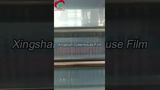Anti-fog and anti-drip PO greenhouse film processing and production