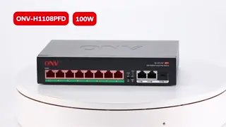 ONV-H1108PFD PoE switch power your network