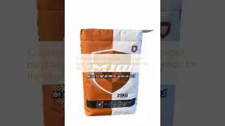Custom Multicolor Kraft Paper Valve Bags for Industry