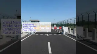 K4 Rated High Security Rising Arm Barrier System