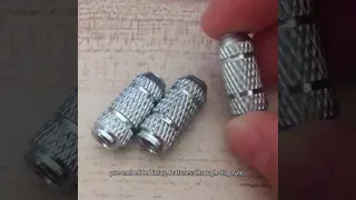 Precision CNC Aluminum Threaded Rivets and Nuts