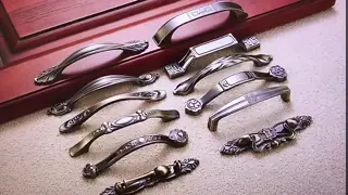 European antique style handle aluminum alloy green antique red antique copper handle 96 wardrobe doo