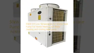 50kW EVI Heat Pump Efficient Home Heating and Hot Water
