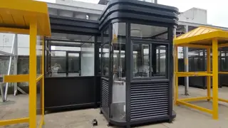 Premium Security Guard House Customizable Cabin Booth
