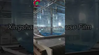 Agricultural PE greenhouse film production