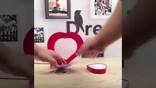 Magnetic Levitating Heart Photo Frame Custom Gift Idea
