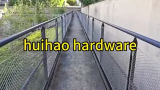 modular stainless steel railing system with Webnet Frames