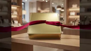 Luxury Gold Square Tin Gift Box Filled Premium Metal Packaging Perfect Gift for Dry Fruit Dates Snac