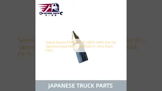 Hino 500 Speed Sensor 83181 E0150 Reliable Truck Parts