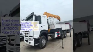 Used HOWO 10 Ton Truck Mounted Crane Ready to Work