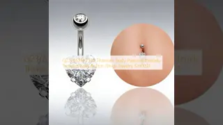 G23/ASTM F136 Titanium Body Piercing Interally Treaded Belly Button Rings Jewelry