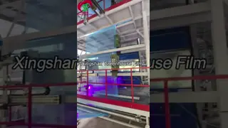 High-end multi-layer co-extruded EVA greenhouse film production