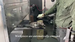 Automatic Brake Disc Spray Painting Machine Solution