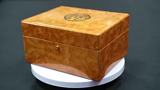 High-End Wooden Watch Organizer Box