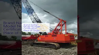 Used Hitachi KH180 Crawler Crane 70 Ton Heavy Duty Lift