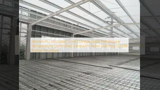 Custom Insulated Cold Storage Steel Warehouse Solutions