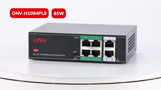 ONV-H1064PLS PoE switch powers your network