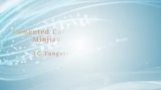 Cemented Carbide Product Line of 
Minjiang Precision Tools- TC Tungsten Carbide Bearings