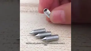 Precision M6 Stainless Steel Hex Flat Head Screws