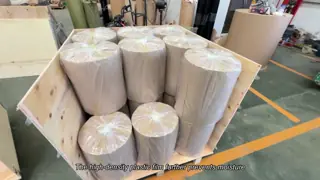 The outermost layer is further encapsulated with a high-density moisture-proof plastic film to ensur