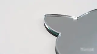 Laser Cut Acrylic Mirror Cutout Irregular Plastic Mirror Stickers for Home Aesthetic Wall Art & DIY