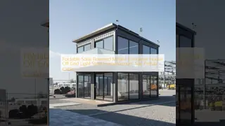 Foldable Solar Powered Off Grid Container Cabin