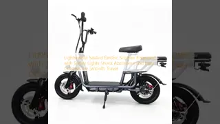 Best Lightweight Two Person Electric Scooter for City Commuting
