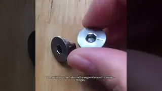 Precision Eccentric Hexagonal Rivets for High End Hardware