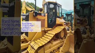 Used D5M LGP Bulldozer For Soft Wetland Terrain