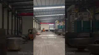 Dished End Heads Workshop Video from Henan Guojiang Precison Formed Head Co., Ltd