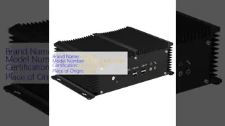 Fanless Industrial PC Dual LAN Dual COM Win10 Linux