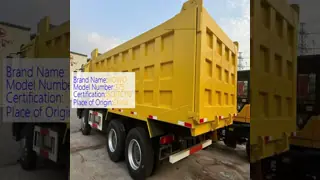 Used SINOTRUK HOWO 375HP 6x4 Dump Truck Heavy Duty Hauler