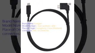 USB C Right Angle Cable Fast Charging Data Transfer
