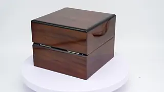 Classic Wooden Watch Preservation Box, All-Round Protective Timepiece Storage Case