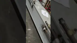 Excavator arm with oil hose for break hammer