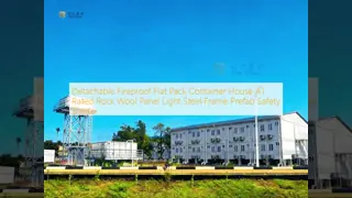 A1 Fireproof Flat Pack Container House Modular Safety