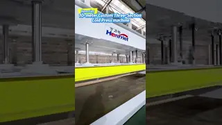 10 meter long 50 ton pressure cold press machine