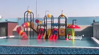 Outdoor Aqua Park Playground Slides for Kids