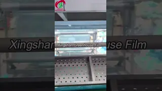 Production process of high light transmittance and long life EVA greenhouse film