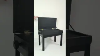 Adjustable Piano Bench with Storage for Comfort