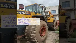 Used Komatsu WA470 6 Wheel Loader Reliable Performance