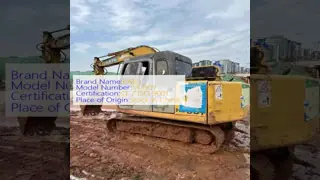 KATO HD307 Compact Excavator Ready for Urban Construction