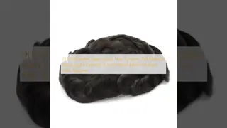 Natural Wavy Mens Hair System 7x9 PU Perimeter Toupee