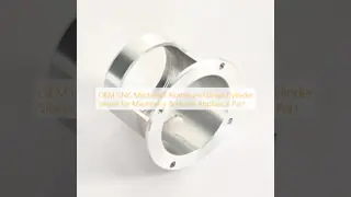 Custom OEM CNC Machined Aluminum Flange Cylinder Sleeves