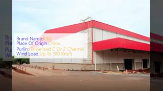 Durable Steel Structure Buildings Sa 2.5 Sand Blasted